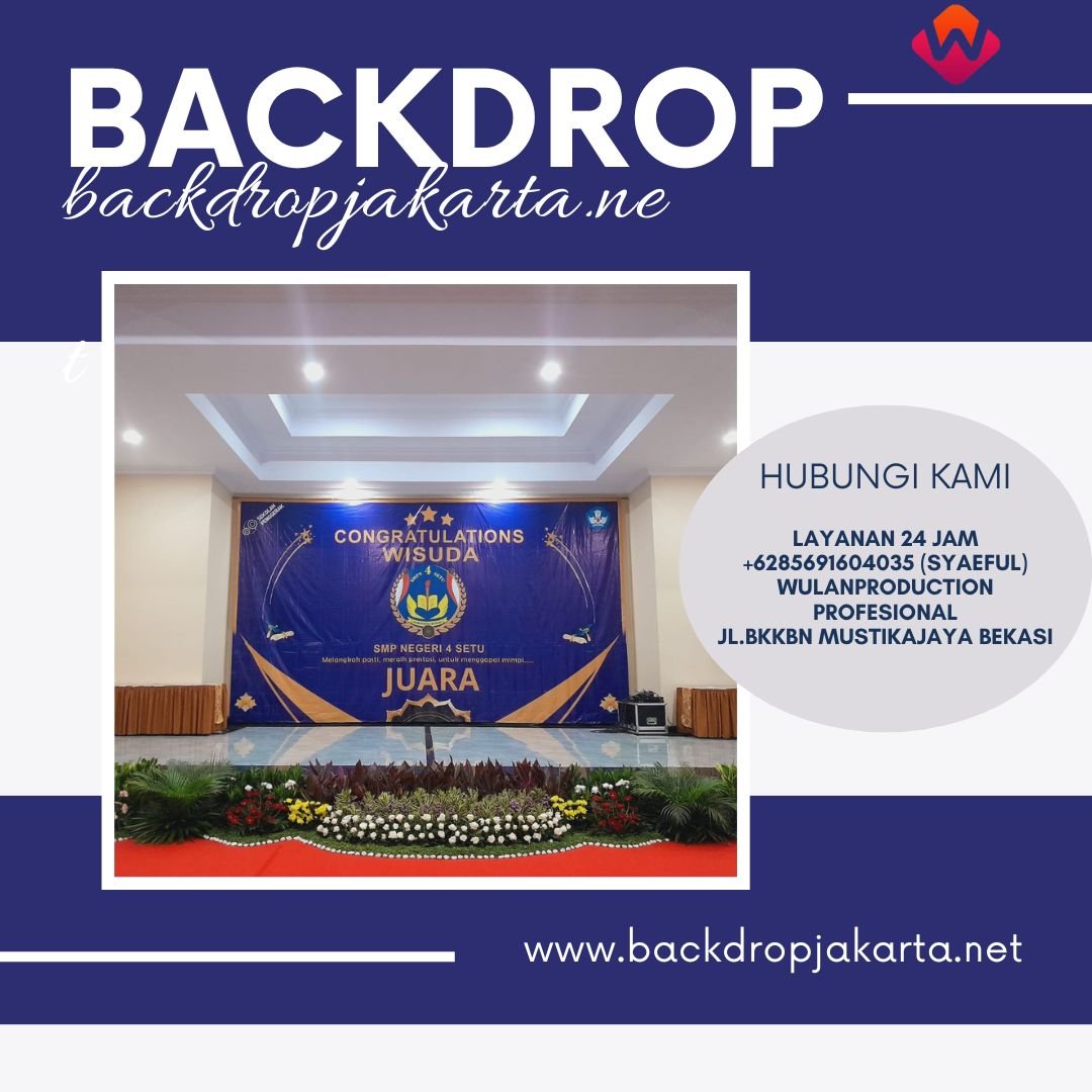 Sewa Backdrop Modifikasi Jakarta