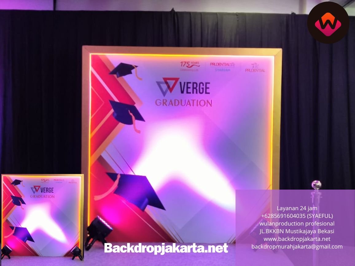 Jasa Sewa Backdrop Murah Desain Custom Jakarta Pusat
