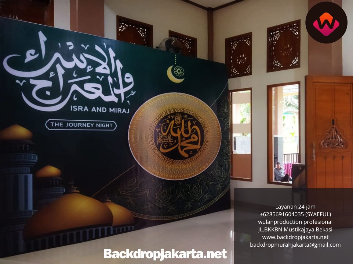 Jasa Sewa Backdrop Murah Desain Custom Jakarta Pusat
