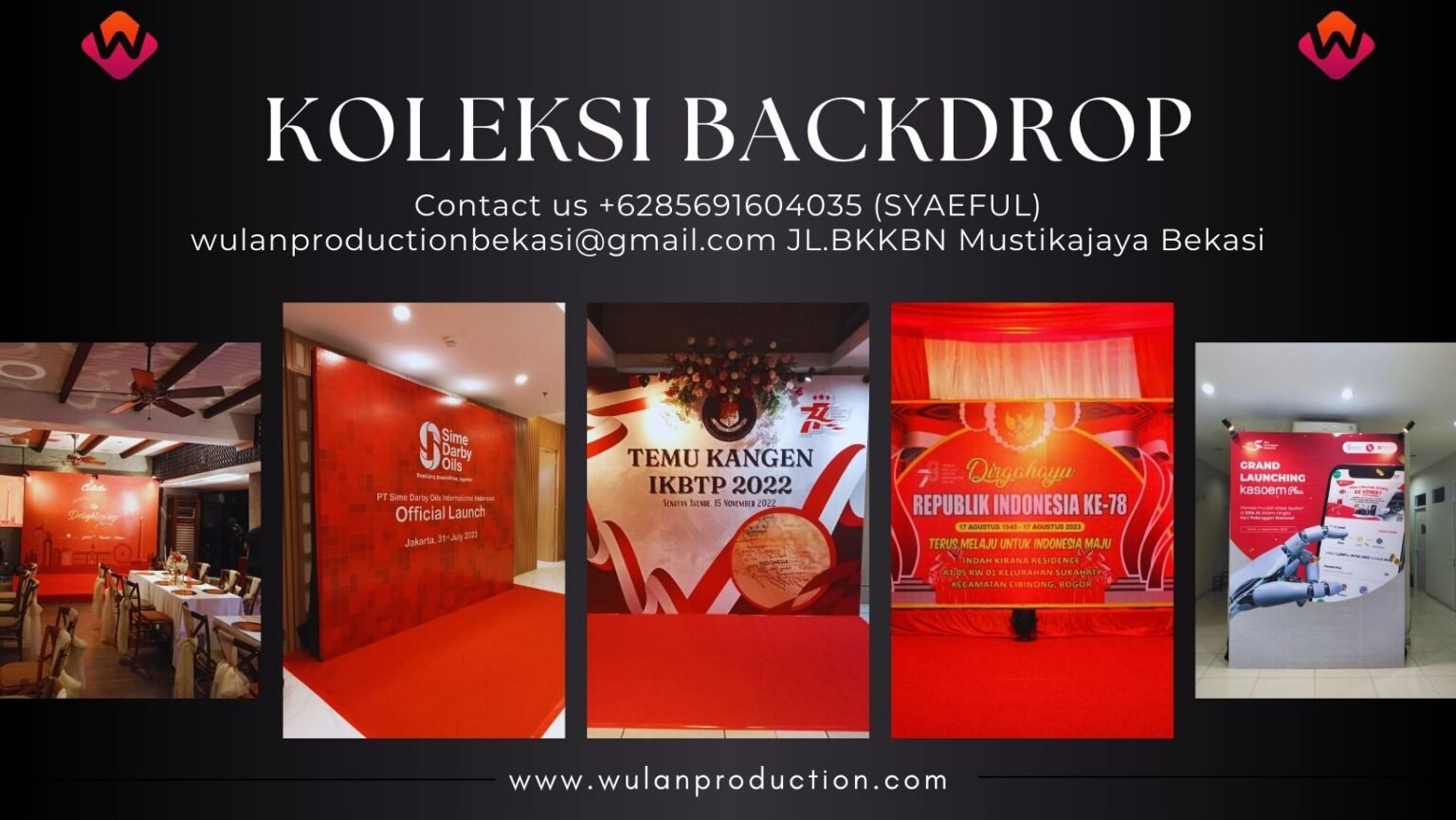 Vendor Sewa Backdrop Murah Berkualitas Dan Lengkap Jakarta