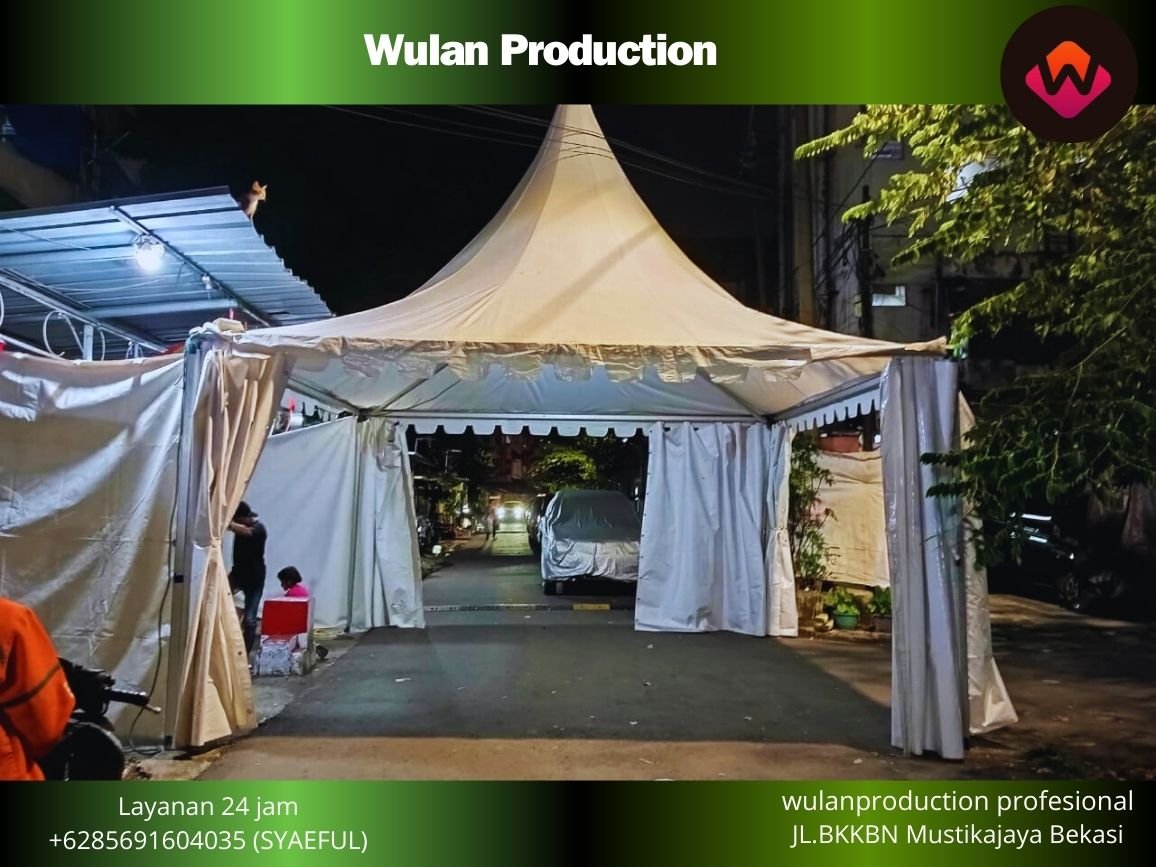 Rental Tenda Type Kerucut Sarnafil Putih Jakarta