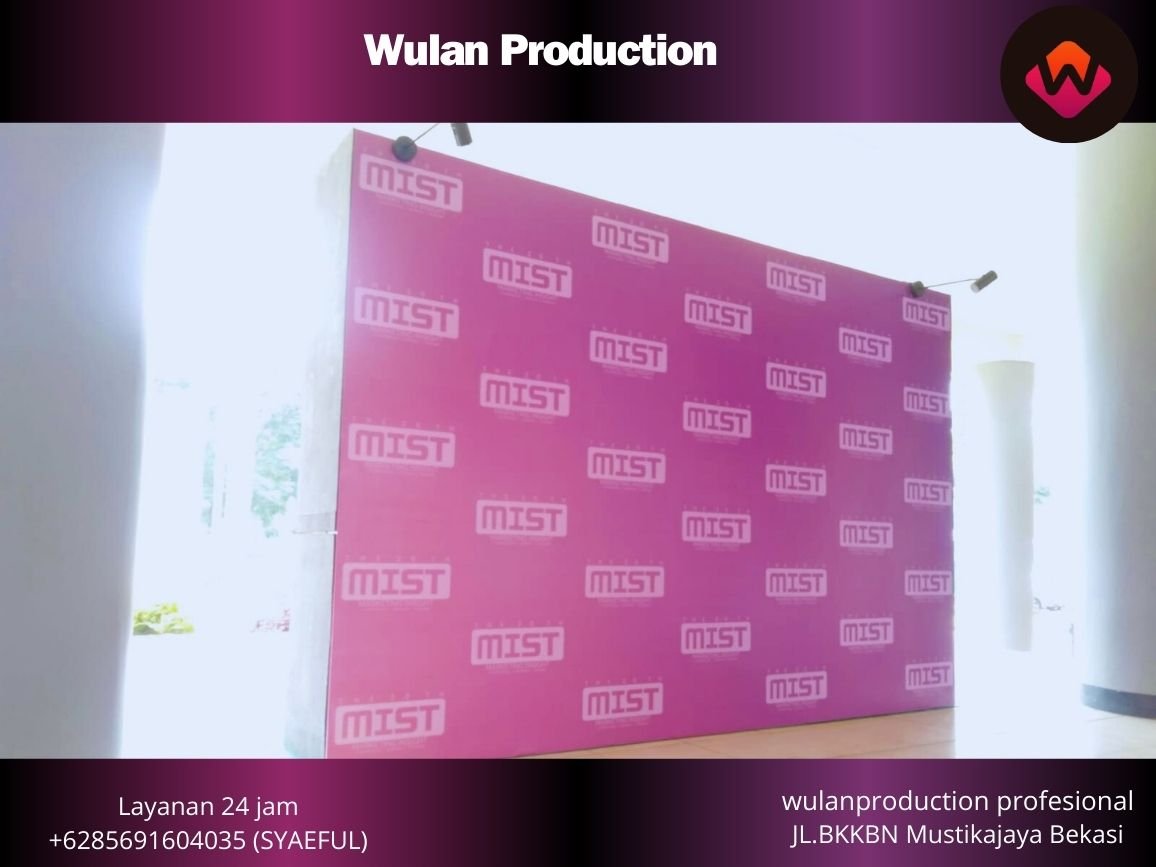 Gudang Persewaan Alat Pesta Backdrop Custom Tangerang Timur