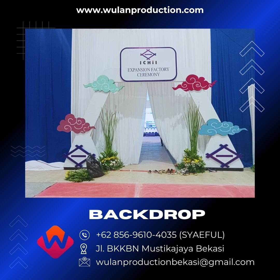 Rental Backdrop Character Murah Jakarta