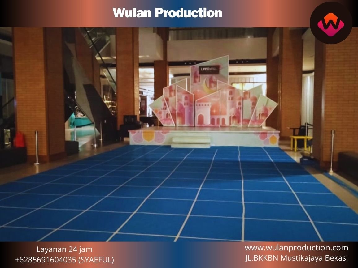 Layanan Sewa Backdrop Custom Lengkap Panggung dan Karpet