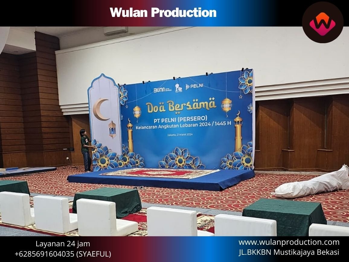 Menyewakan Backdrop Custom Lengkap Flooring Tangerang