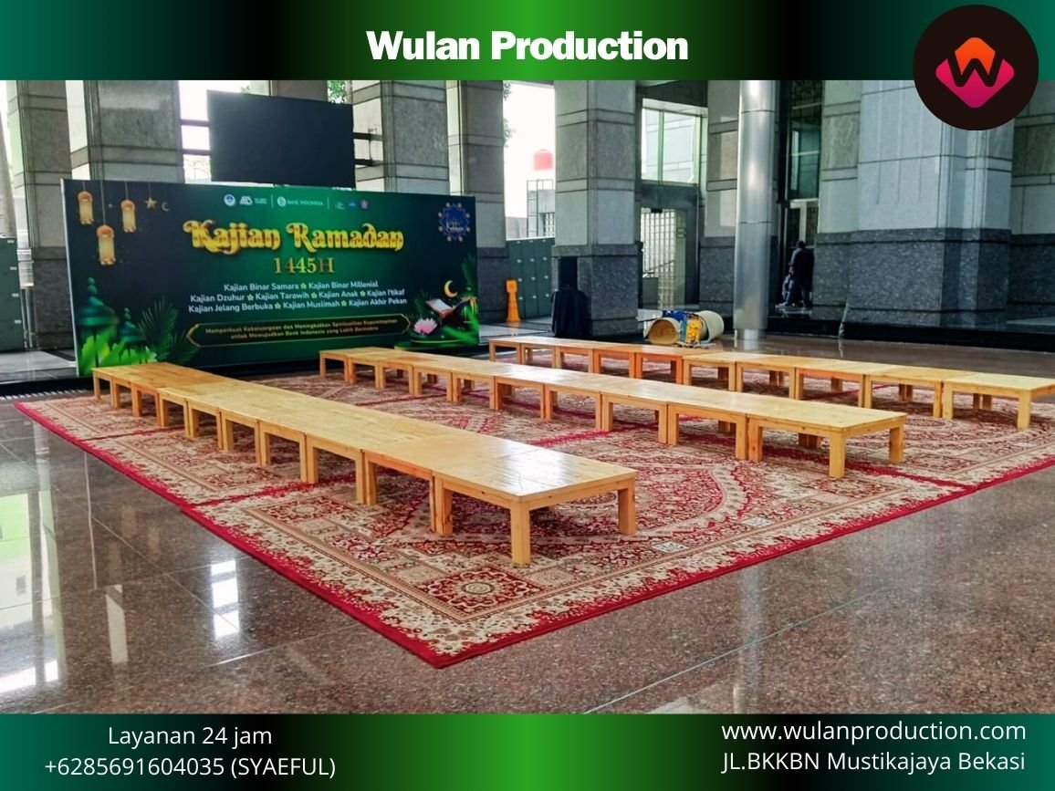 Menyediakan Jasa Sewa Backdrop Halal Bihalal Daerah Bogor