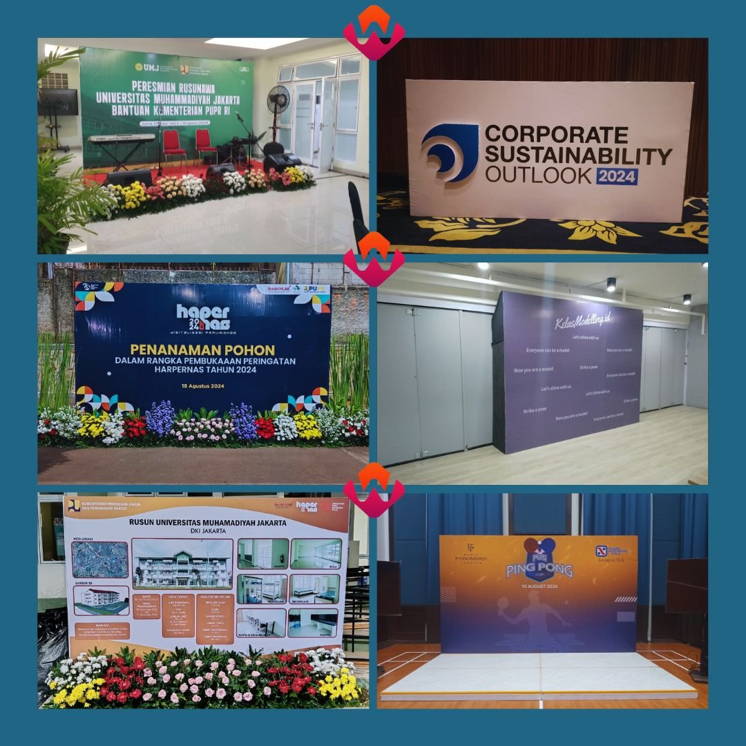 Di sini Menyewakan Backdrop Murah Dan Pelayanan Terbaik