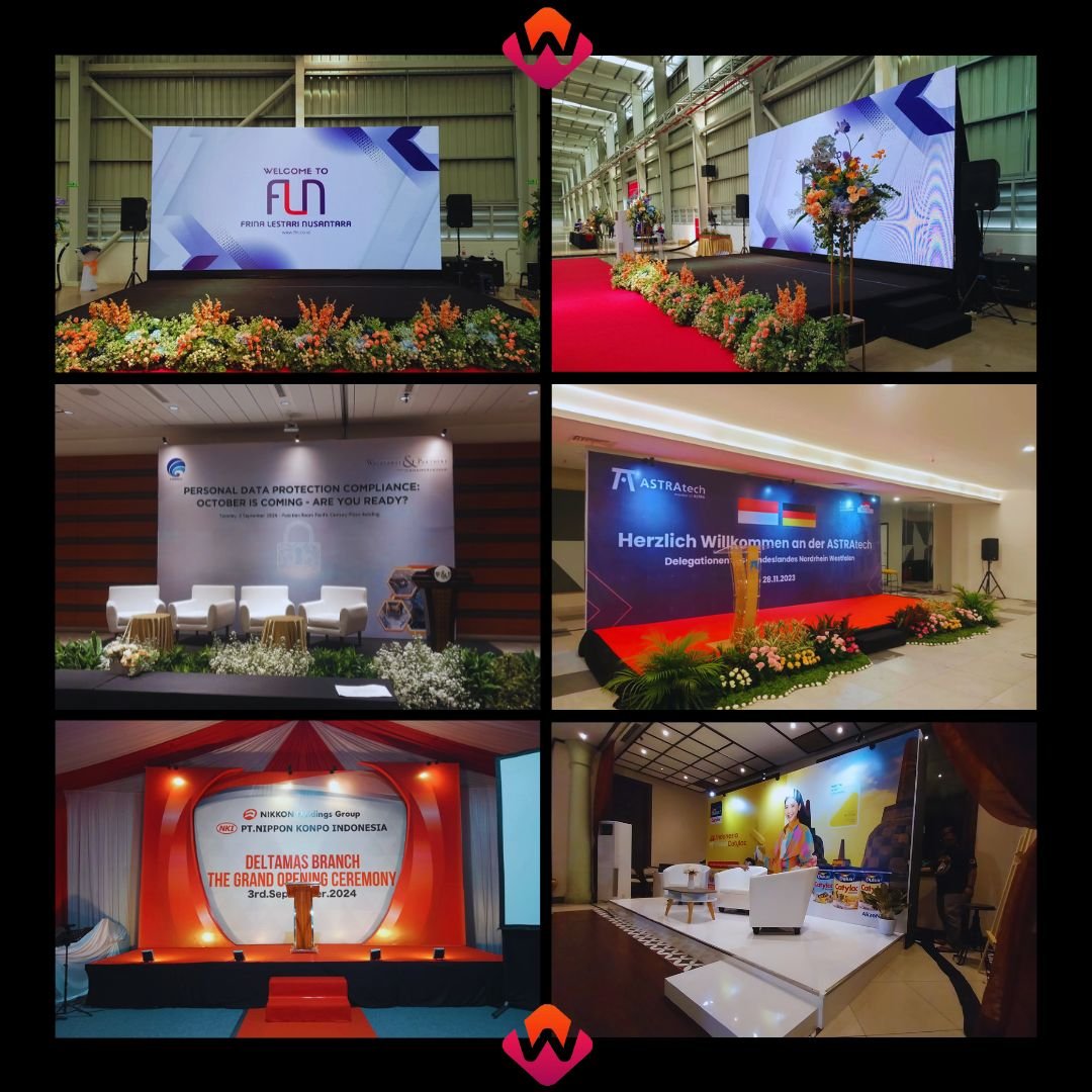 Tersedia Sewa Panggung Dan Backdrop Indoor Siap Sewa