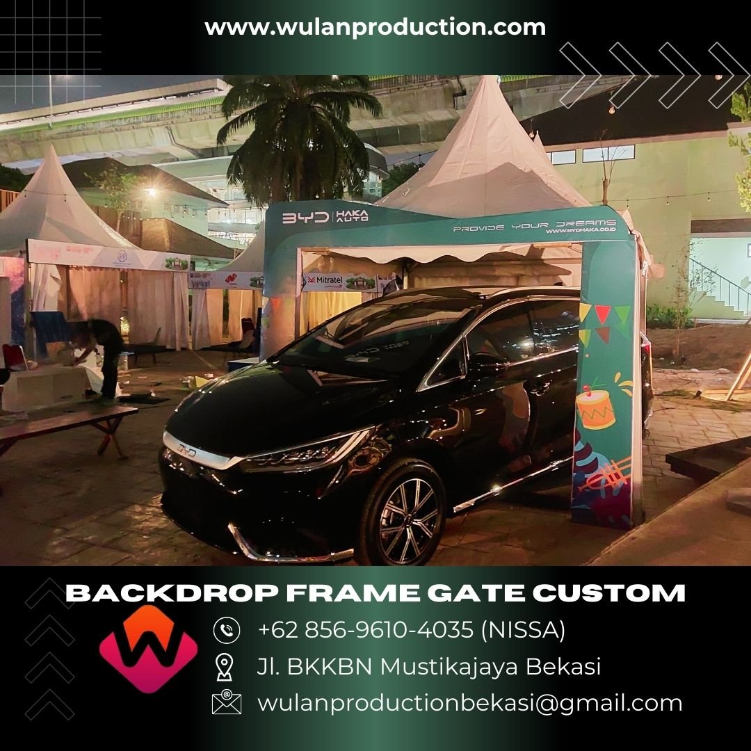 Sewa Backdrop Frame Gate Custom Area Jakarta