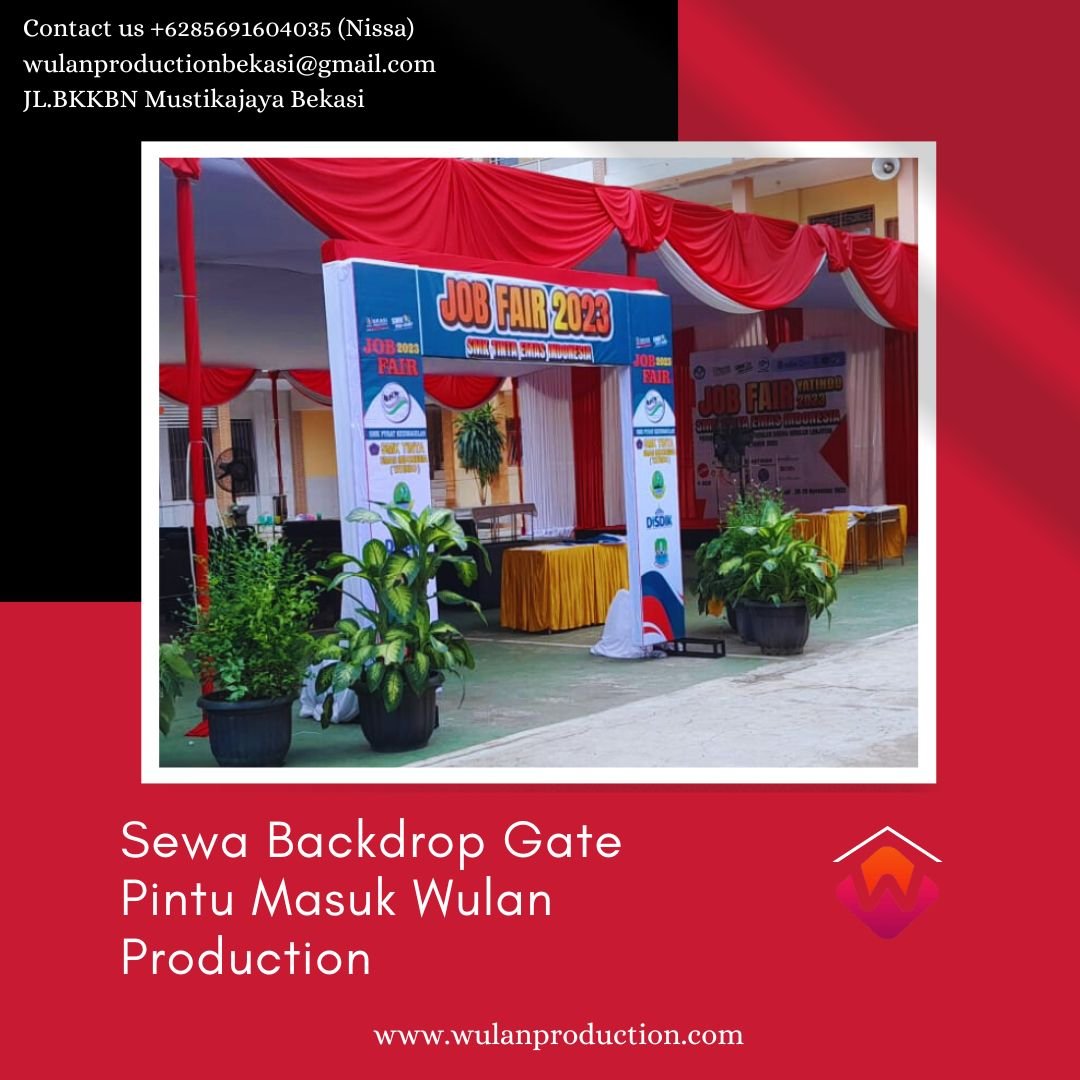 Sewa Backdrop Gate Pintu Masuk Area Bandung