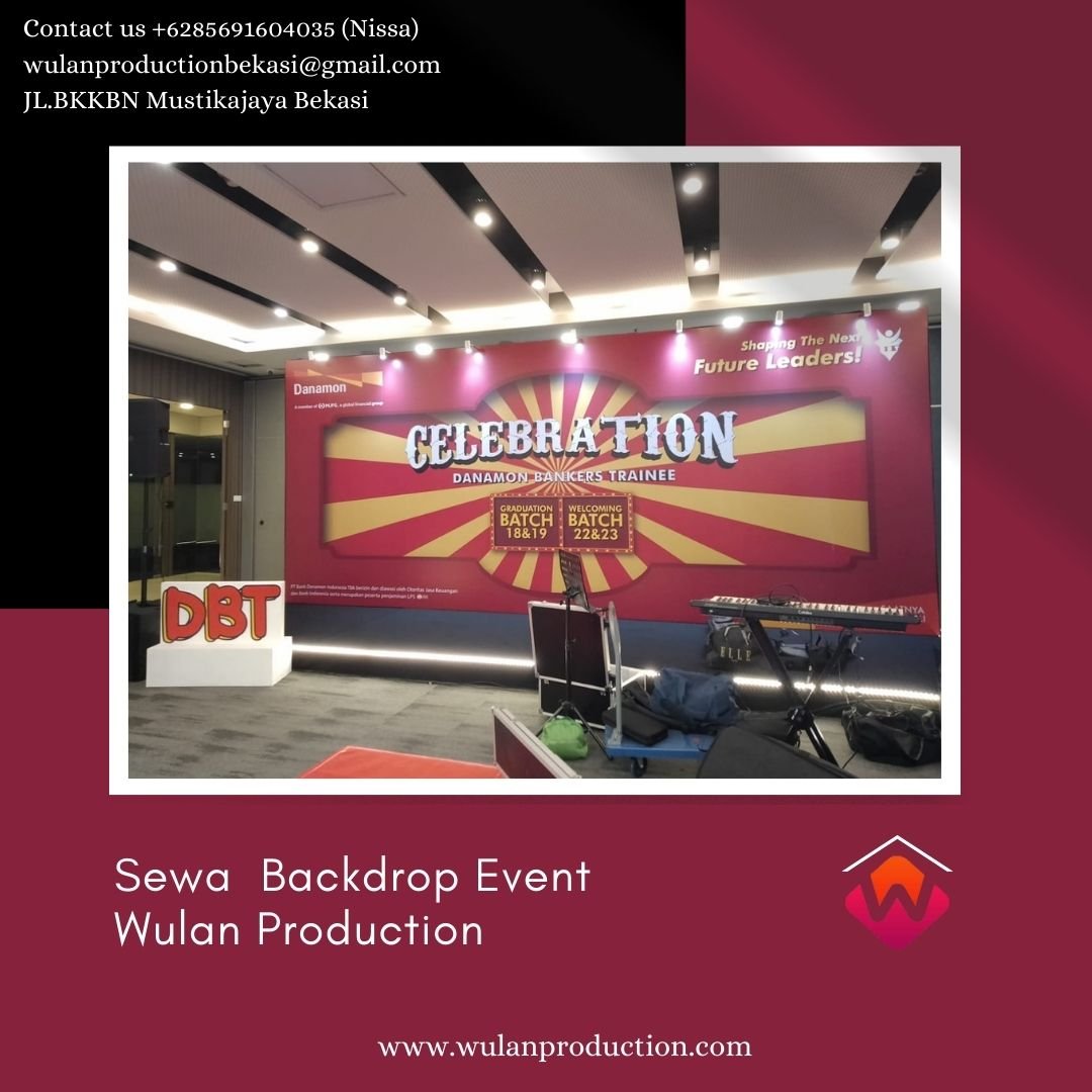 Sewa Backdrop Event Taman Ismail Marzuki Jakarta