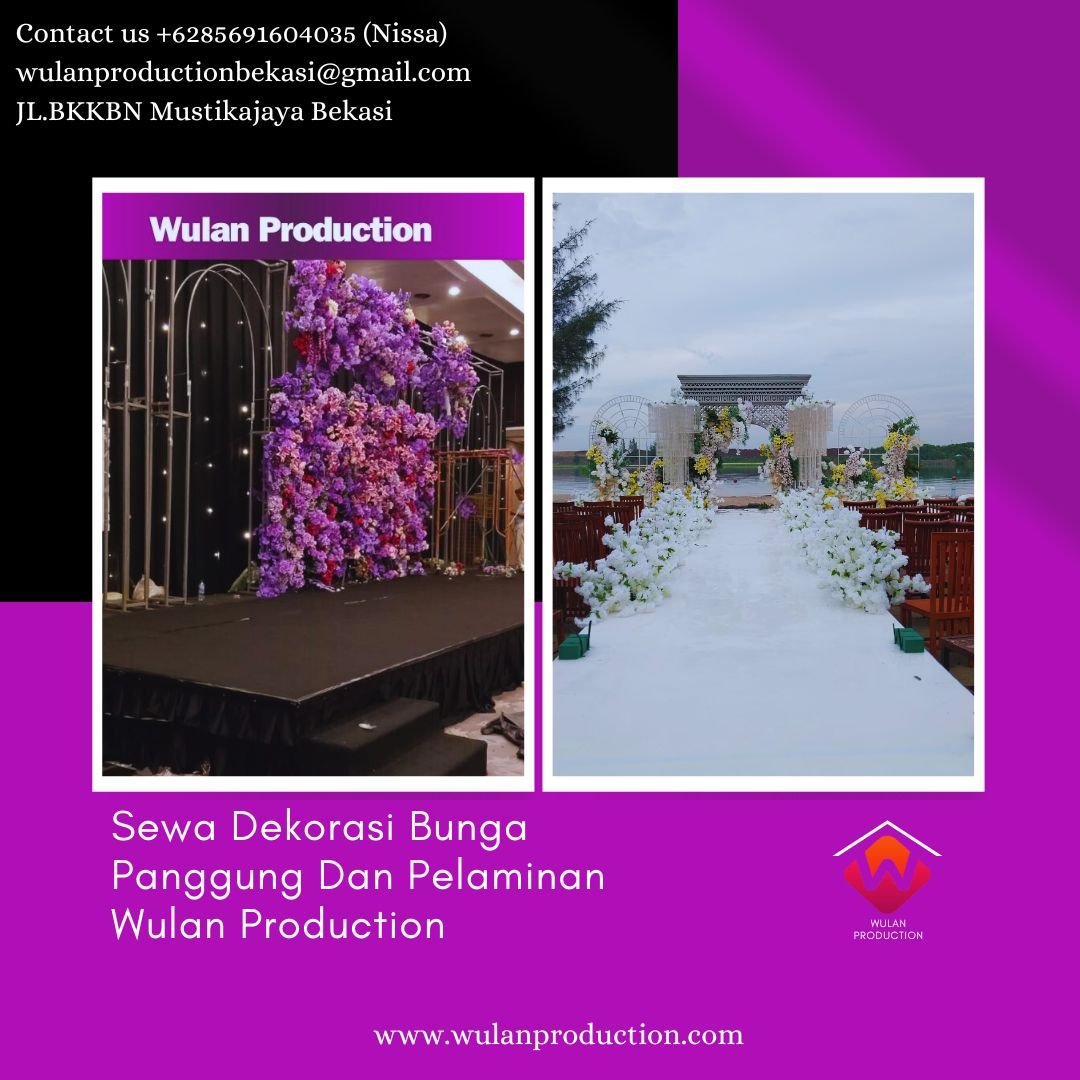 Sewa Dekorasi Bunga Panggung Dan Pelaminan Di Jakarta
