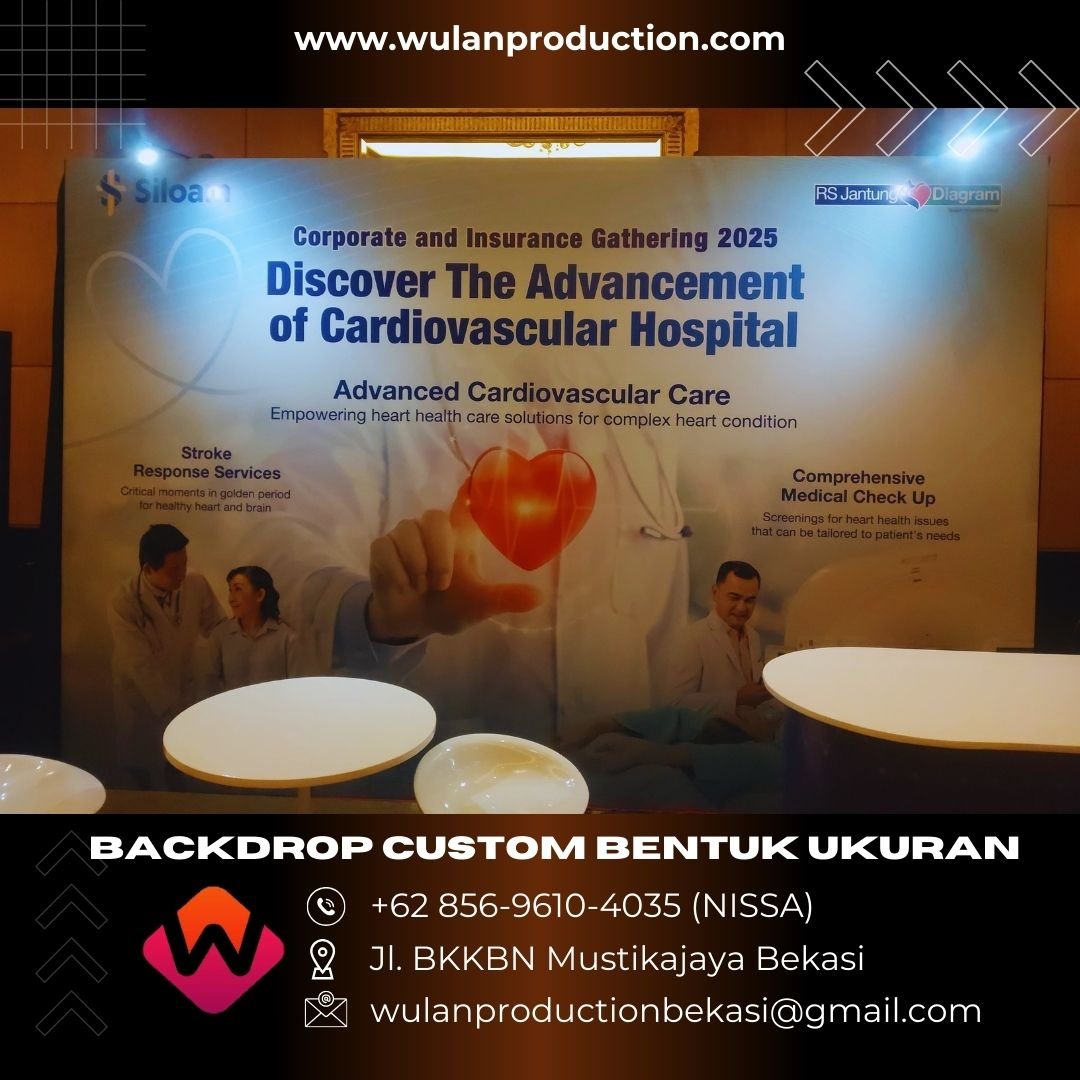 Melayani Sewa Backdrop Custom Beragam Bentuk Dan Ukuran