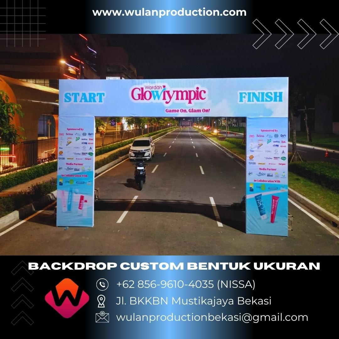 Melayani Sewa Backdrop Custom Beragam Bentuk Dan Ukuran