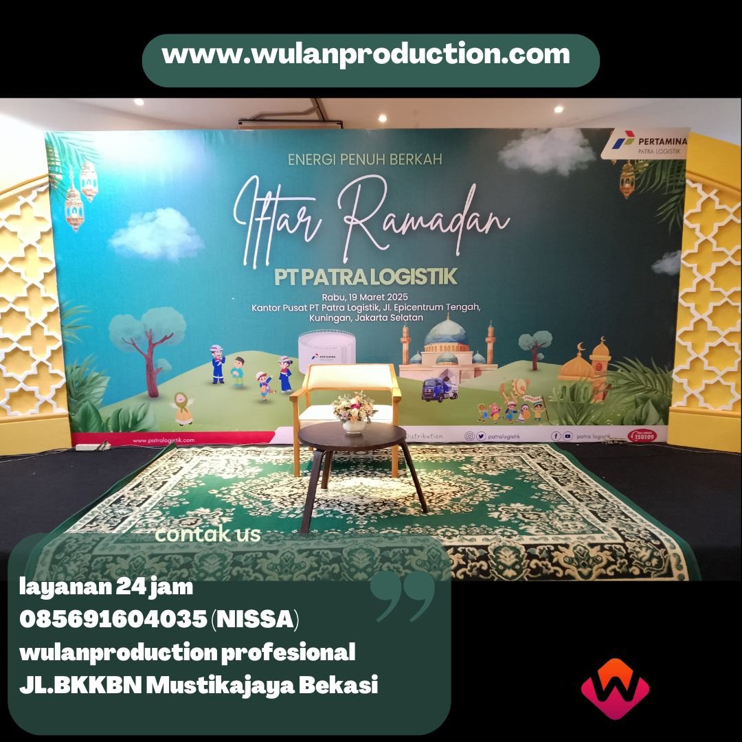 Jasa Sewa Backdrop Event Ramadhan Berbagai Ukuran Jakarta
