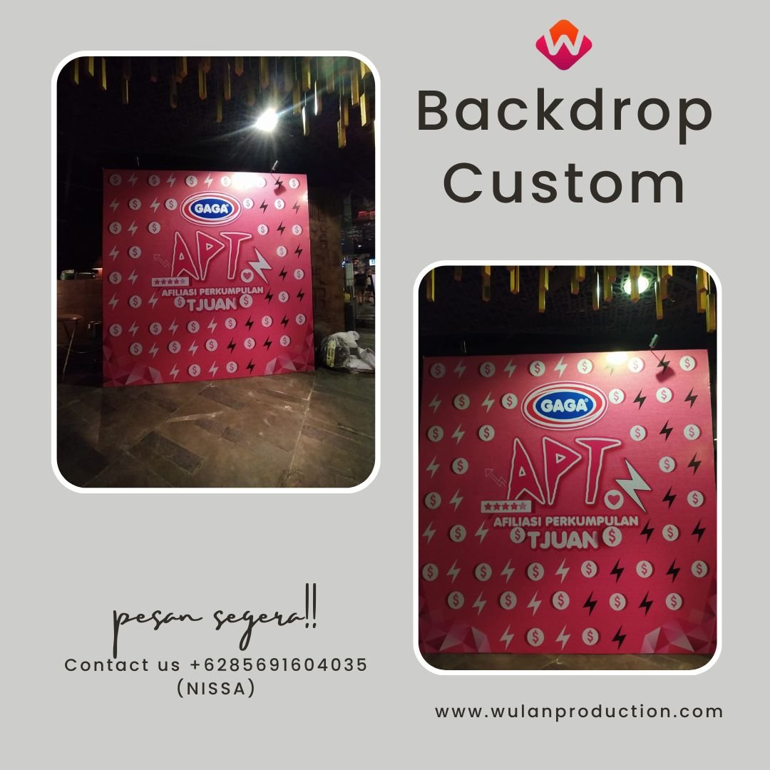 Rental Backdrop Jakarta Siap Kirim Dan Setting Rapi