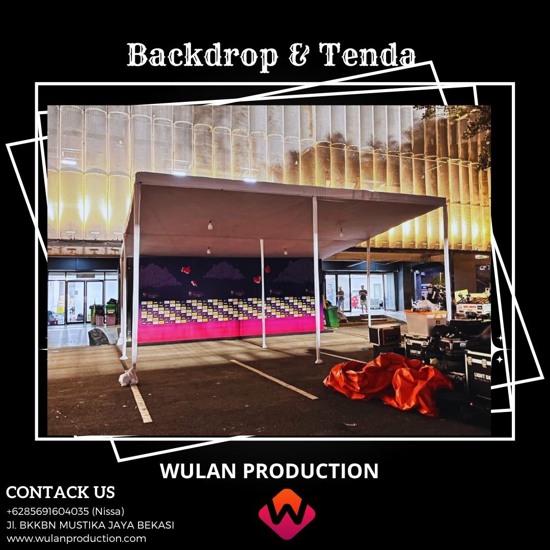 Rental Backdrop dan Tenda Konvensional Plafon Area Jakarta