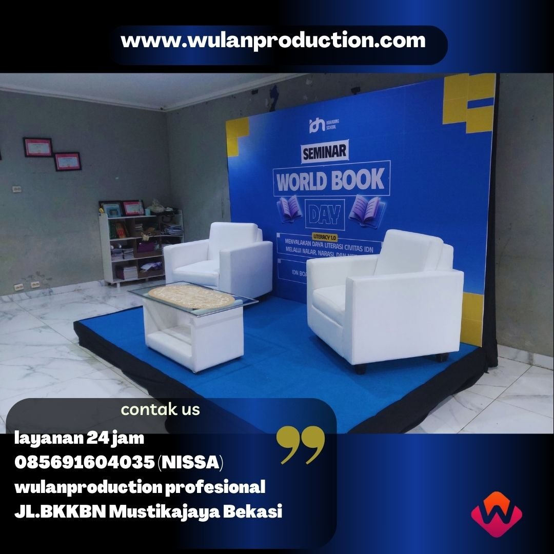 Sewa Sofa Backdrop dan Panggung di Bogor