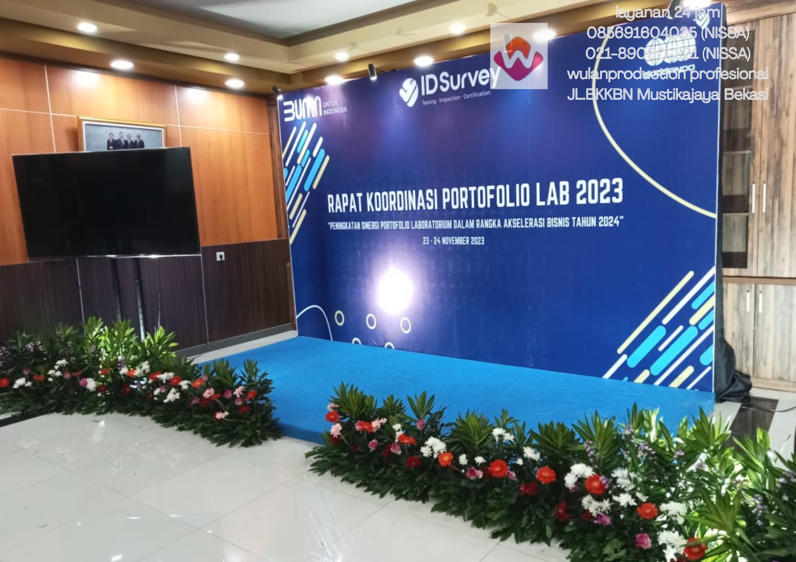 Jasa Dekorasi Bunga Fresh Panggung Pernikahan Jakarta