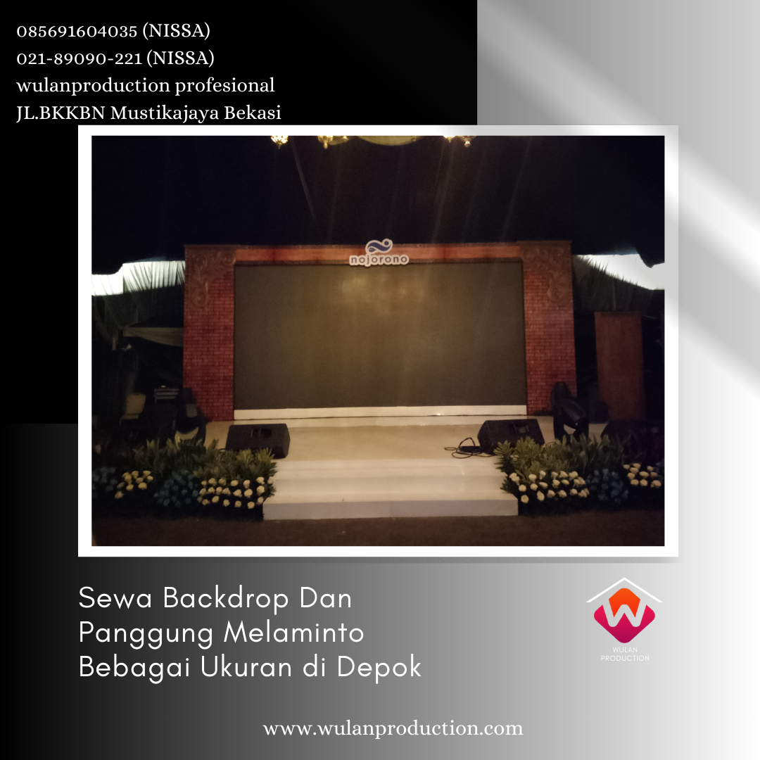 Sewa Backdrop Dan Panggung Melaminto Di Depok